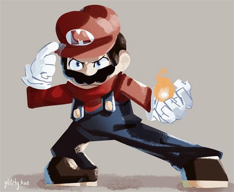 Fireball[fan Art] R Mario
