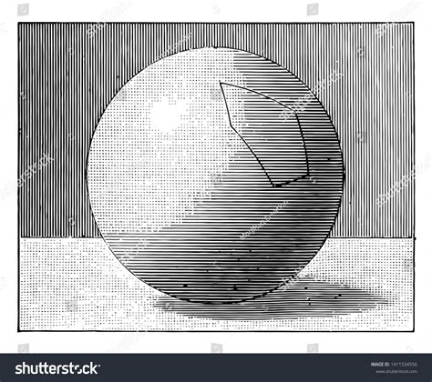 Image Showing Spherical Polygon Which Generalization Stock Vector Royalty Free 1411534556