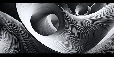 Premium Photo A Dynamic Composition Of Intersecting Curves And Spirals Creating A Sense Of