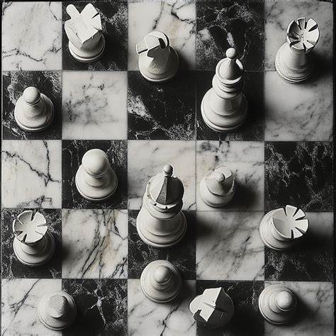 Classic Chess Game In Progress Premium Ai Generated Image