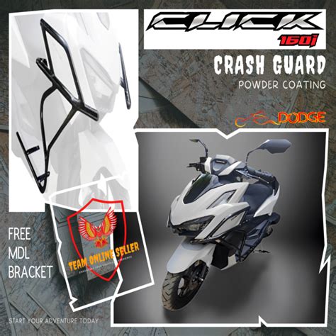 Honda Click 160 Half Crash Guard Phase 1 Lazada Ph