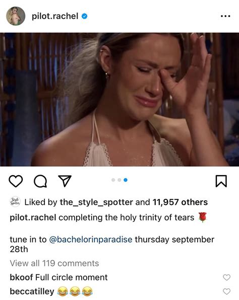 Omg Rachels Post Send Me 😜 R Thebachelor