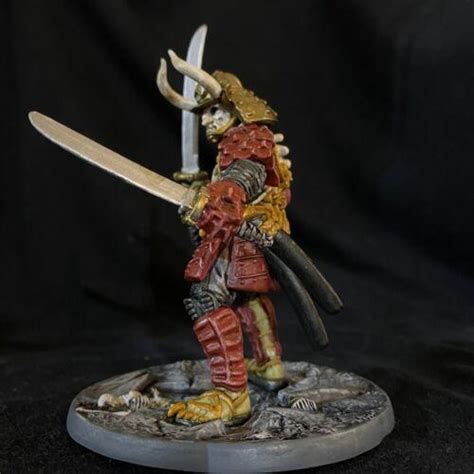 1 Giant Oni Samurai Bones Reaper Daimyo Miniature Figure Rpg Asian