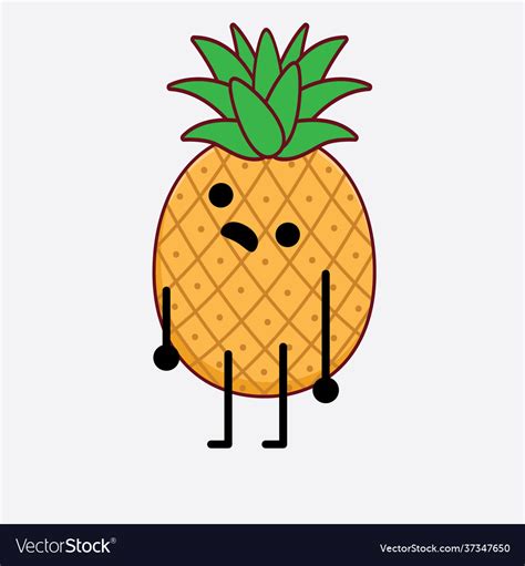 Cute Face With Pinnapples