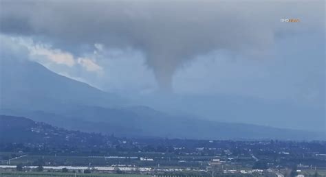 Dramatic Video Captures Foreboding Funnel Cloud Over Southern California