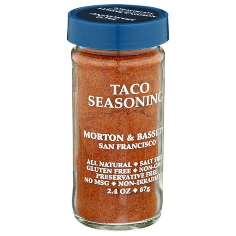 Morton And Bassett Taco Seasoning 24 Ounce 3 Per Case