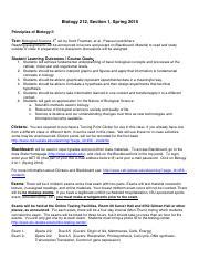 Principles Of Biology II Understanding Biological Concepts Course Hero