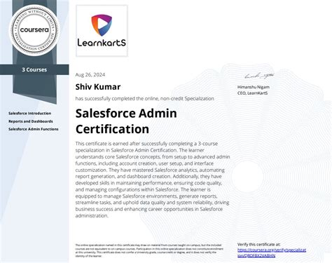 shiv kumar on linkedin salesforce certification trailhead coursera