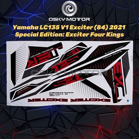 Yamaha LC135 V1 Exciter 84 2021 Special Edition Exciter Four Kings