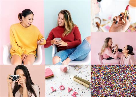 Compilation Girly Makeup Themed Images Premium Photo Rawpixel