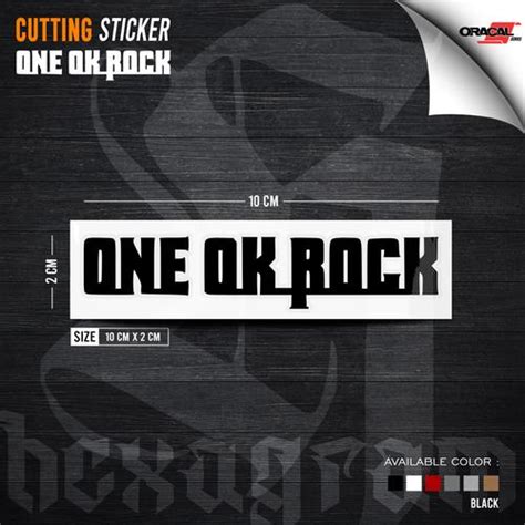 Jual Cutting Sticker One Ok Rock Stiker Cutting Band One Ok Rock