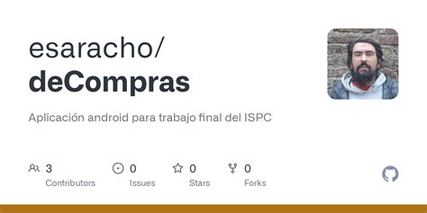 GitHub esaracho deCompras Aplicación android para trabajo final del ISPC
