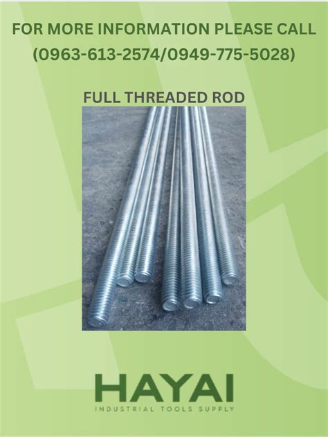 Full Threaded Rod Commercial And Industrial Construction Tools