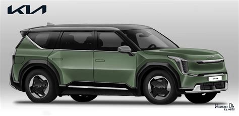 2023 기아 EV9 MV1 전면 예상도 오토스파이넷