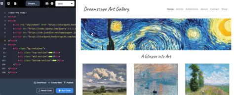 30daysofcode artgallery webdevelopment frontend responsivewebpage… dhanalaxmi pulkanti