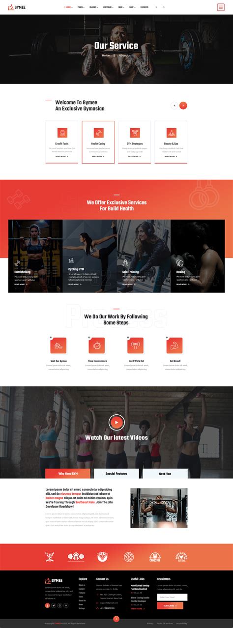 Gym Ui Design On Behance