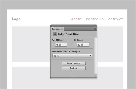 Using Photoshop Linked Smart Objects For More Modular Designs • Iamsteve