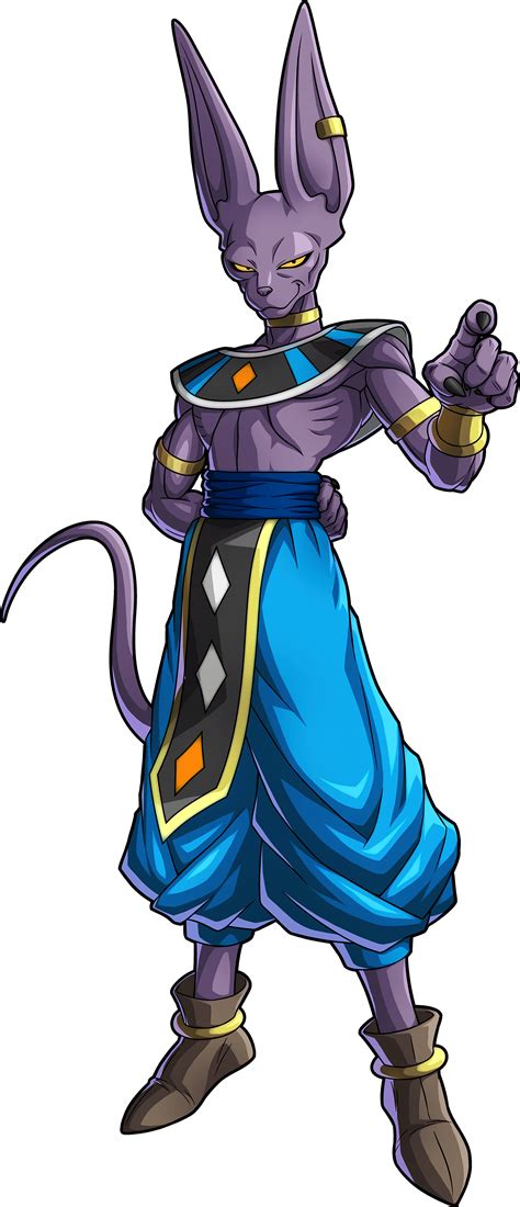 Render Dbfighterz Beerus By Purplehato Anime Dragon Ball Super
