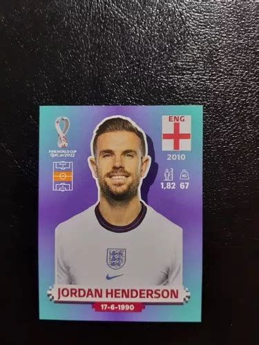 Figurita Mundial Qatar 2022 Azul Europea Jordan Henderson En Venta En
