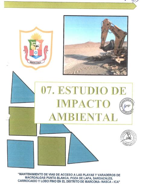 Informe De Estudio De Impacto Ambiental Rotated Pdf