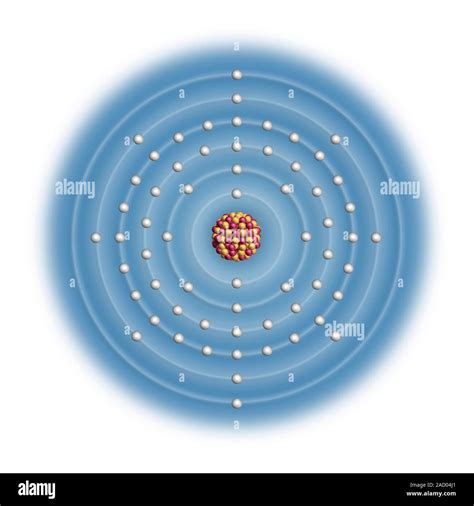 Samarium Sm Diagram Of The Nuclear Composition And Electron Configuration Of An Atom Of