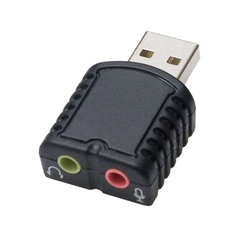 Usb 2 0 Stereo Sound Adapter With Mic Input Tanga