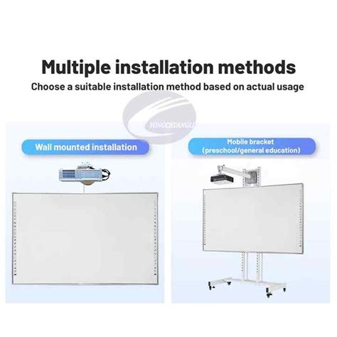 Classroom 96 Inch Interactive Whiteboard Infrared Touch Projection Type