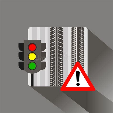 Light Traffic Vector Stoplight Semaphore Stop Stock Vector