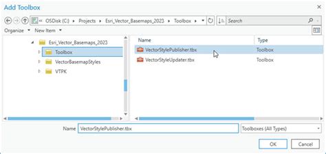 set up esri vector basemaps new user —arcgis data appliance