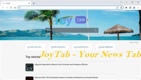 How To Remove Joytab Your News Tab Browser Extension Malware Guide