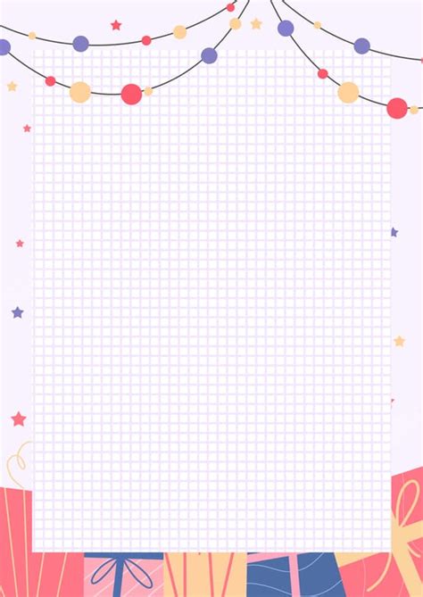 Homework Page Border And Printable Background In Word Slidesdocs