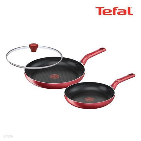 테팔 퍼펙트 레드 프라이팬 3종세트프라이팬 24cm 28cm 유리뚜껑 28cm 예스24