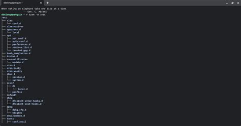 How To Use Tree To Show A Directory Tree In The Linux Terminal