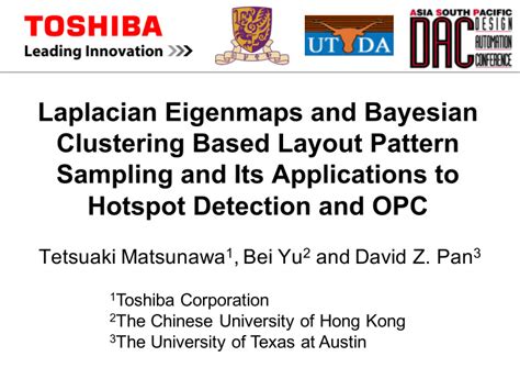 PPT Laplacian Eigenmaps And Bayesian Clustering Based Layout