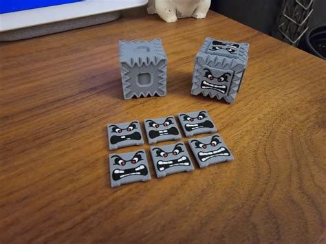 Thwomp Mario Dice By Kndesign Makerworld Download Free 3d Models