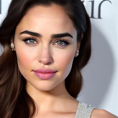 A Face Whit Emilia Clarke Eyebrows Gal Gadots Chi