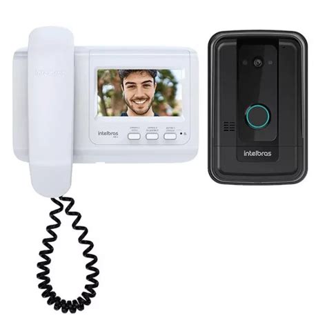 Vídeo Porteiro Intelbras IVR 4 Tela LCD de 4 3