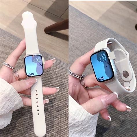 Dây Đeo Silicone Mềm Cho Đồng Hồ Thông Minh Apple Watch 49mm 45mm 44mm