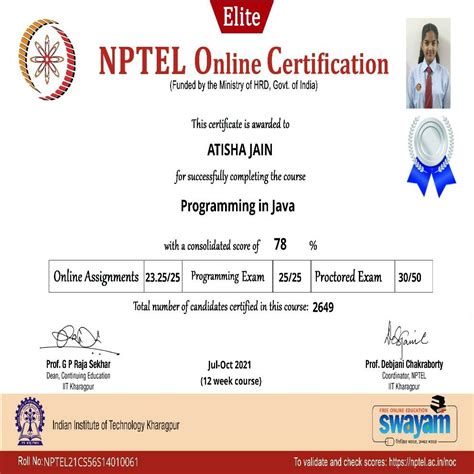 After A Fantastic Learning Journey Of Programming In Java Course From Nptel By Profdebasis