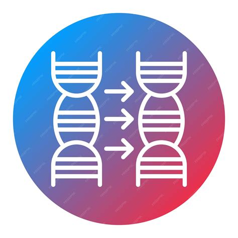Premium Vector Dna Replication Icon Vector Image Can Be Used For
