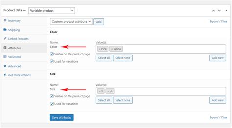 how to create a woocommerce variable product wpklik