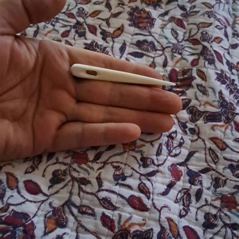 Three Bone Nalbinding Needles Etsy