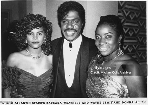 Barbara Weathers And Wayne Lewis Of The R And B Band Atlantic Starr