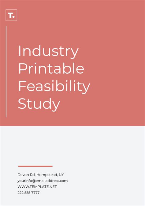 Free Feasibility Study Templates To Edit Online