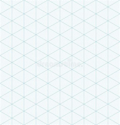 La Línea De Rejilla Isométrica Rejilla Isométrica Del Papel Puntea