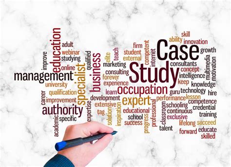 Word Cloud With CASE STUDY Concept Create With Text Only Stock Illustration Illustration Of