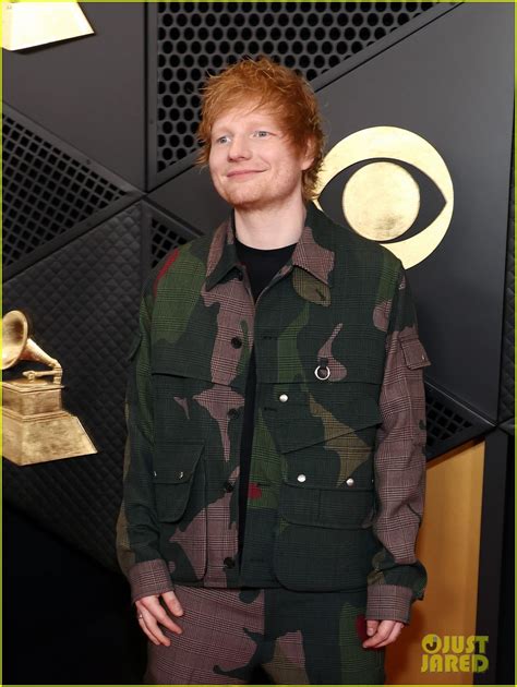 Ed Sheeran Goes Cool In Camouflage For Grammys 2024 Photo 5010283