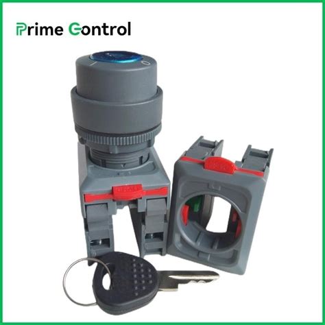 22mm Cutout Diameter On Of Surface Mount Keylock Push Button Switch