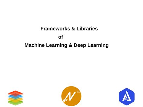 Ppt4 Frameworks And Libraries Of Machine Learning And Deep Learning Pdf