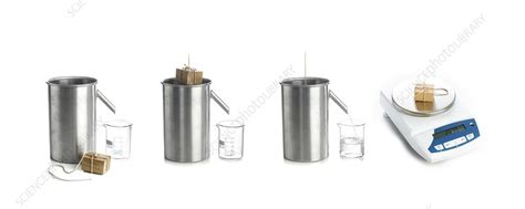 Displacement Experiment Stock Image C026 8512 Science Photo Library